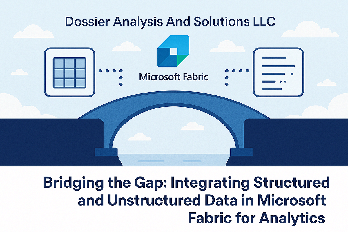 Bridging the Gap: Integrating Structured and Unstructured Data in Microsoft Fabric for Analytics ...