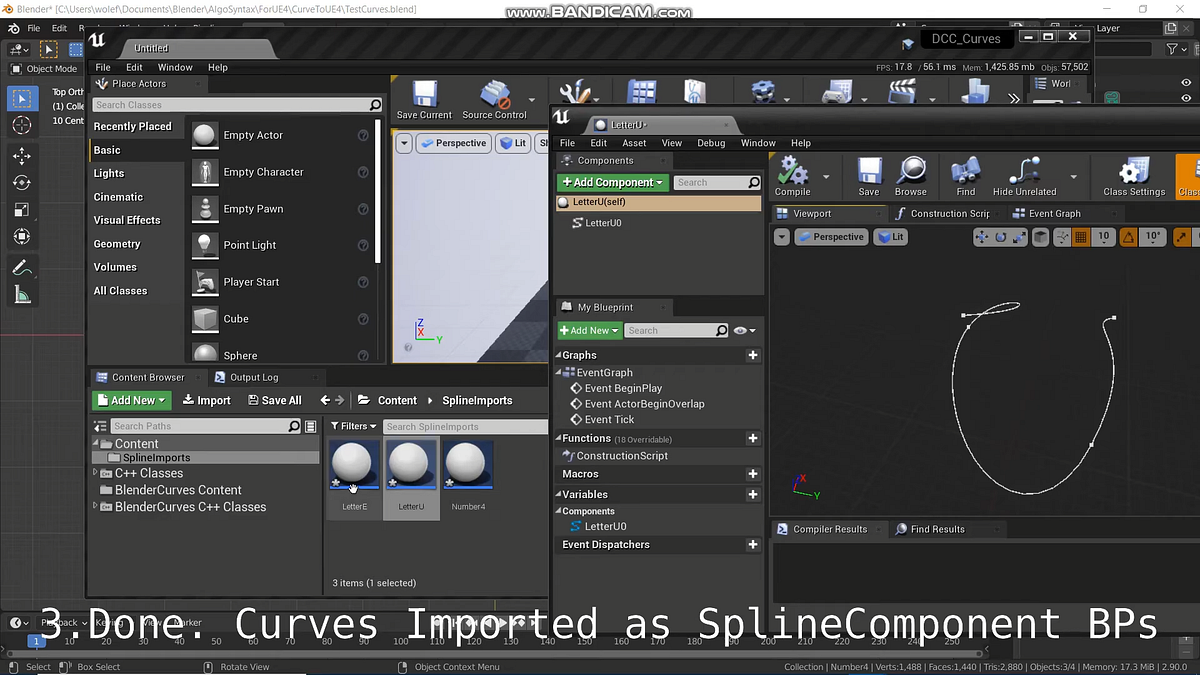 Importing Splines From Blender To Unreal Engine 5 - Aubrey - Medium