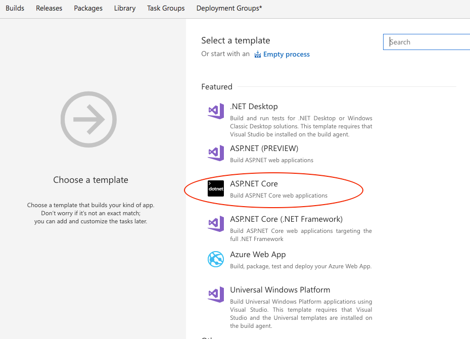 Building an ASP.NET Core Web App in Visual Studio Team Services (VSTS) | by Alastair Christian ...
