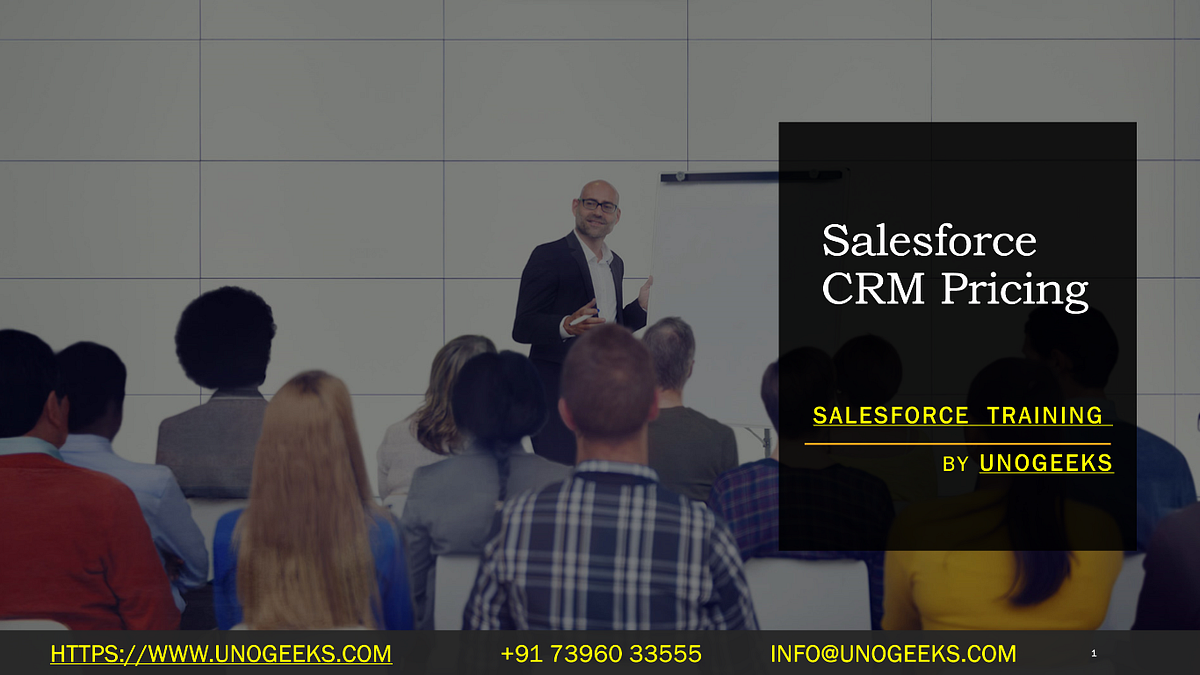Salesforce CRM Pricing. Salesforce CRM offers various pricing… | by ...