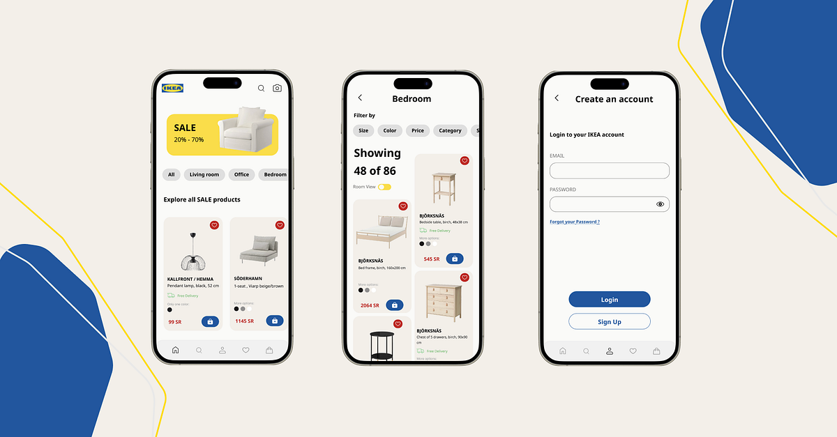 Case Study Project 3: Redesign App (IKEA App) | by Abeer Almalawi | Medium