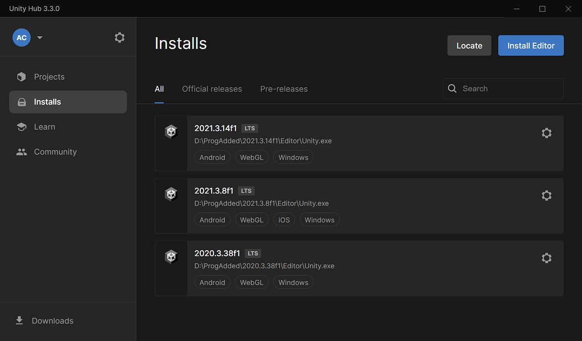 Setting up game development with Unity - Abner Carmona - Medium