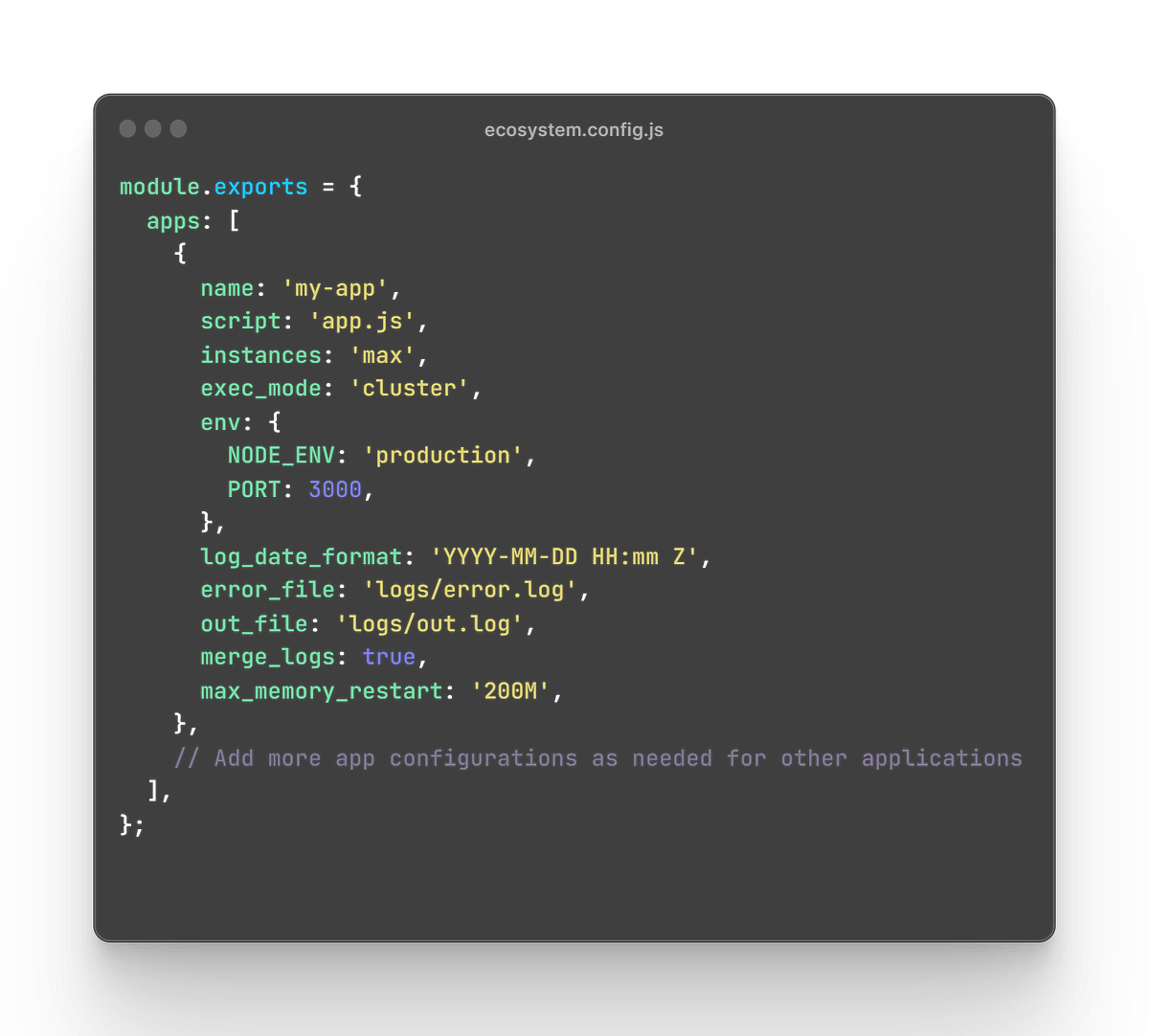 Streamlining Node.js Application Management with PM2 and Configuration Files | by Balankdharan ...