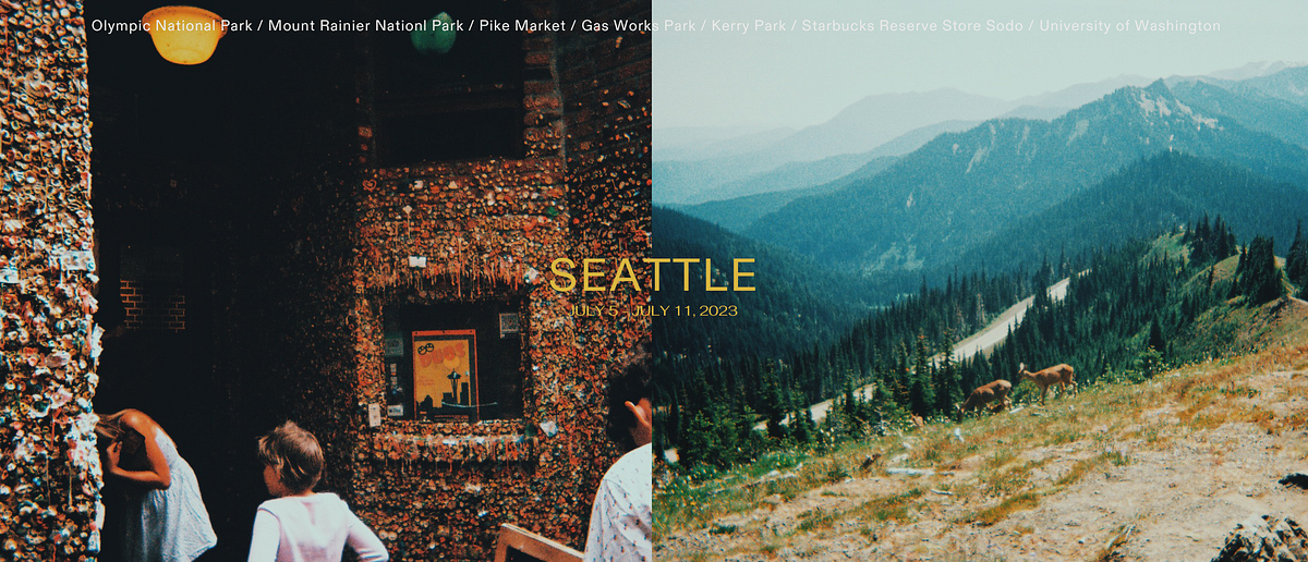 Summer in Seattle, 2023. Seattle, WA from July 5 to July 11… | by Penny ...
