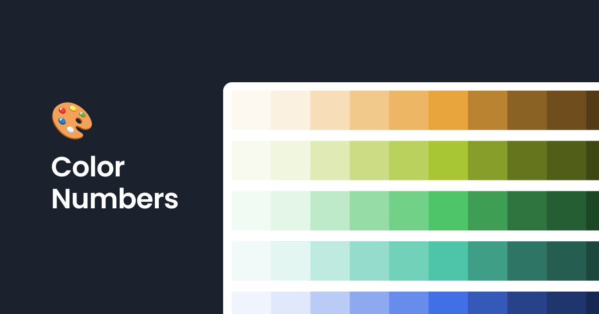 Understanding Color Numbers in Design System: A Quick Guide | by ...