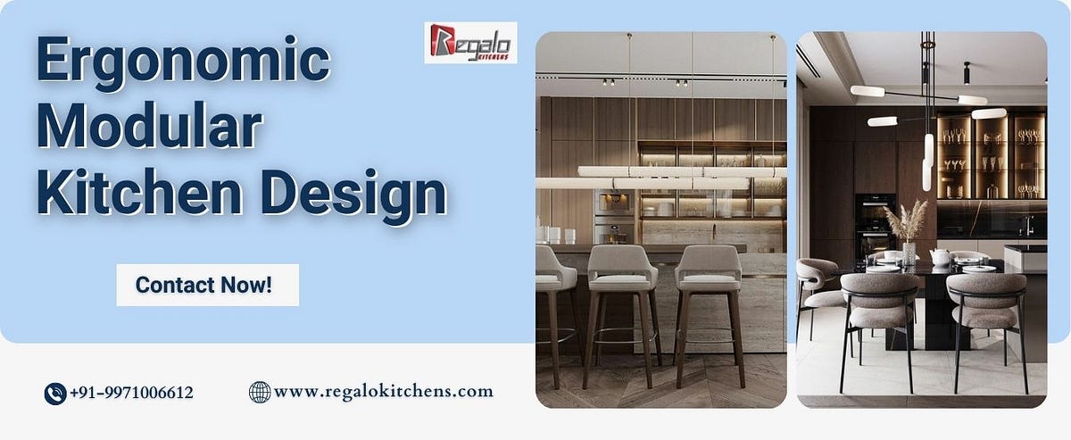 Ergonomic Modular Kitchen Design. Source of info… | by Regalo Kitchens ...