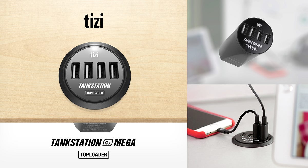 Usb ports for furniture store