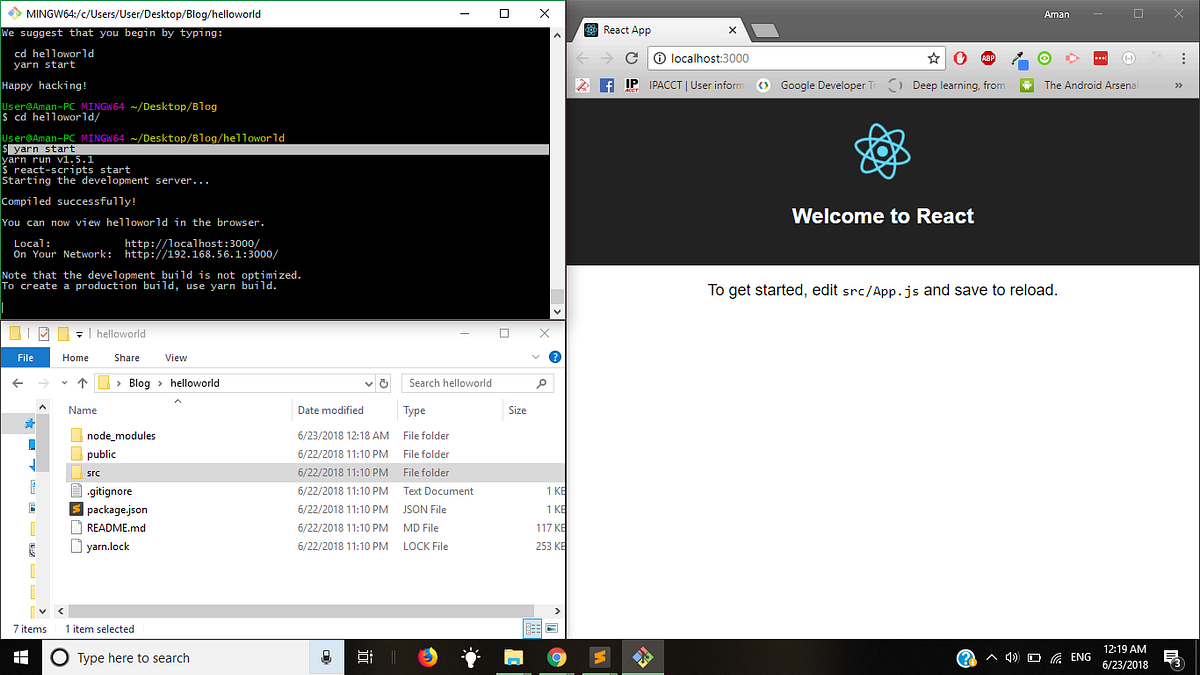 React.js — Getting Started. Javascript — A brief introduction | by Aman ...