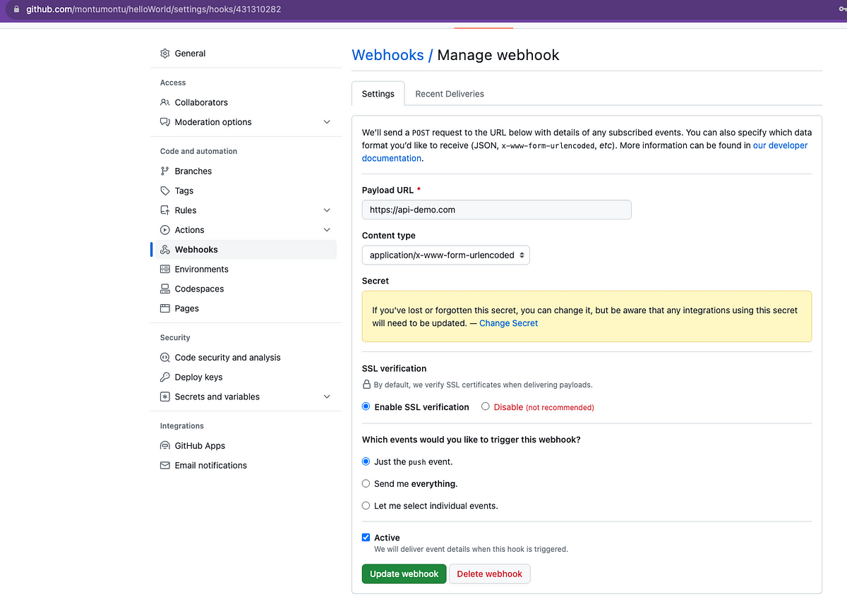How The Github Action Workflow Is Triggered When A Push Is Made To A Branch By Nayan Patel