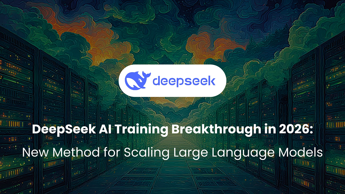 DeepSeek AI training breakthrough in 2026: New method for scaling large ...