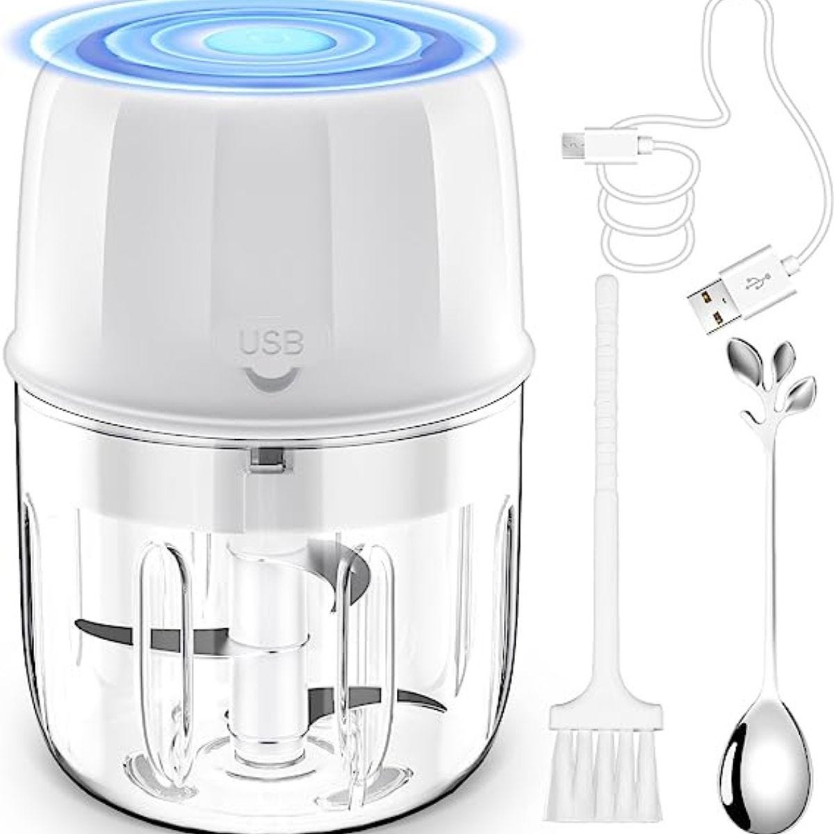 Mini Electric Garlic Chopper | Portable Food Processor | by iohhjghjhj ...