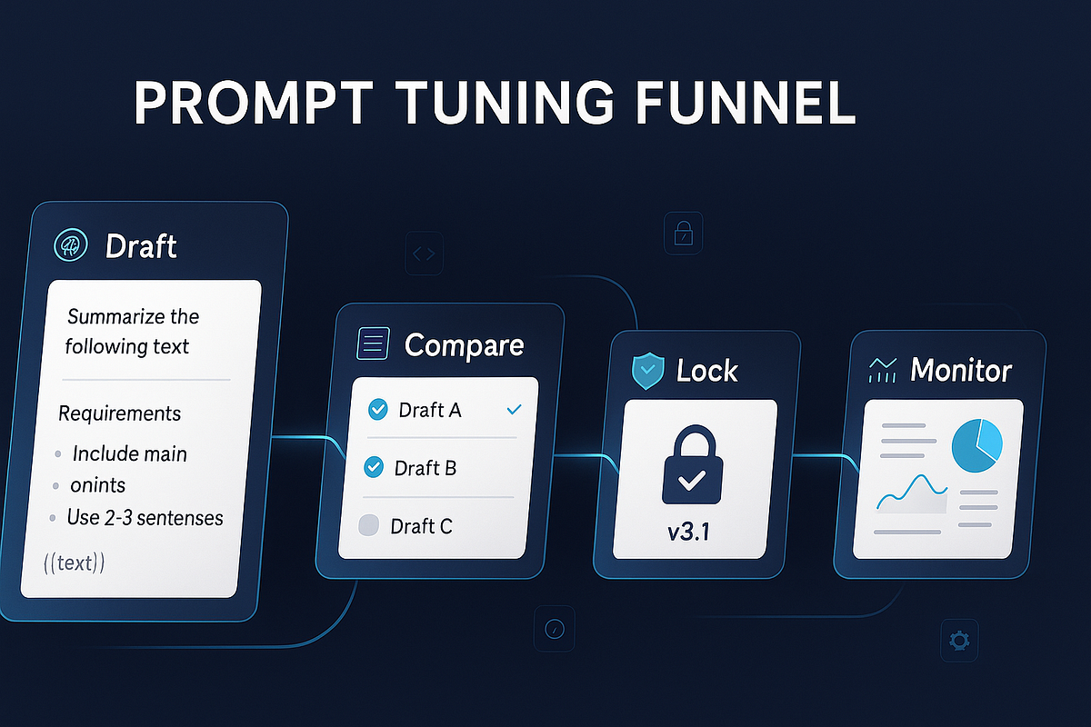 The Prompt Tuning Funnel. A practical system to draft, compare… | by ...