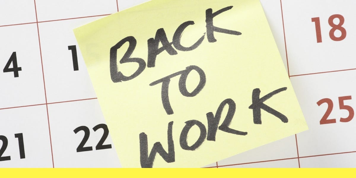 5 Ways to Overcome the Back-to-Work Stress | by Pixers | Pixers Stories ...