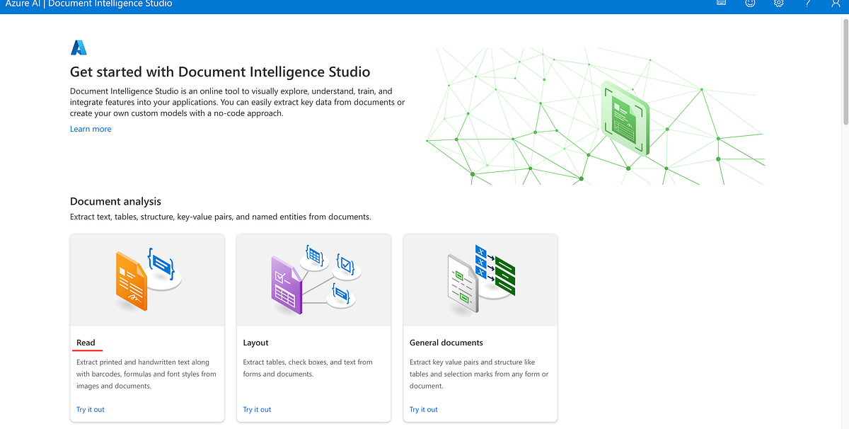 How to Use Document Intelligence Studio and Azure to Extract a JSON file from a PDF | by Masego ...