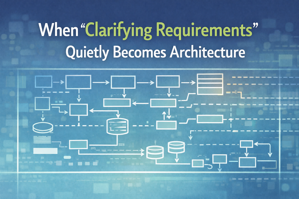 When “Clarifying Requirements” Quietly Becomes Architecture | by ...