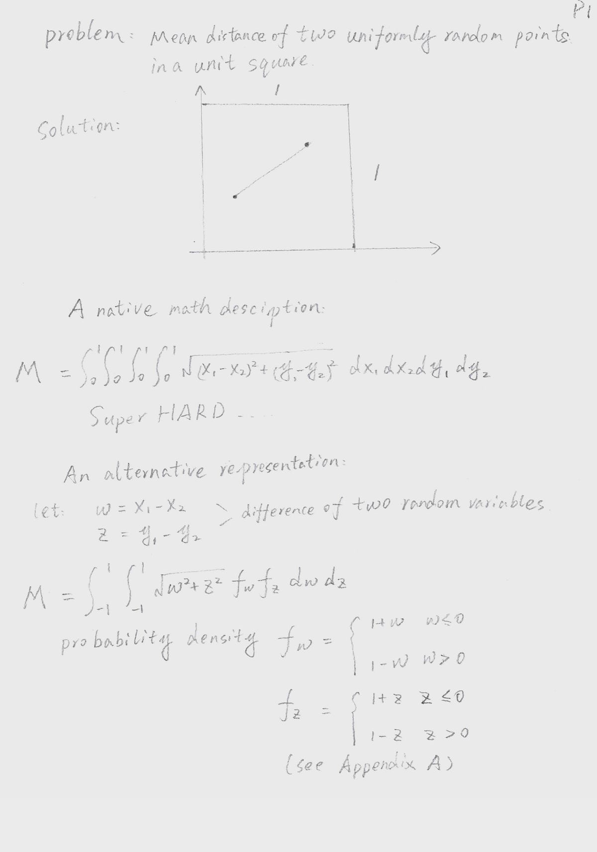 The Mean Distance Between Two Random Points In A Square | by Data, Math ...