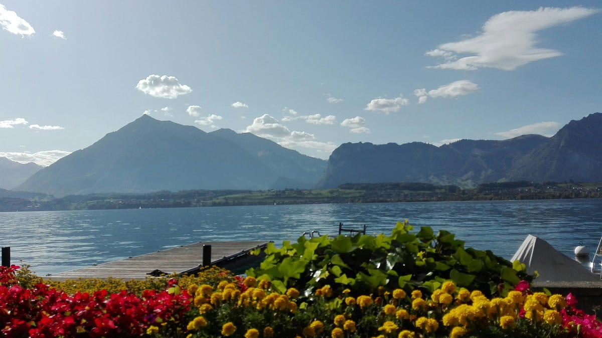 History and Sailing in Lake Thun. Located in the Bernese Oberland ...