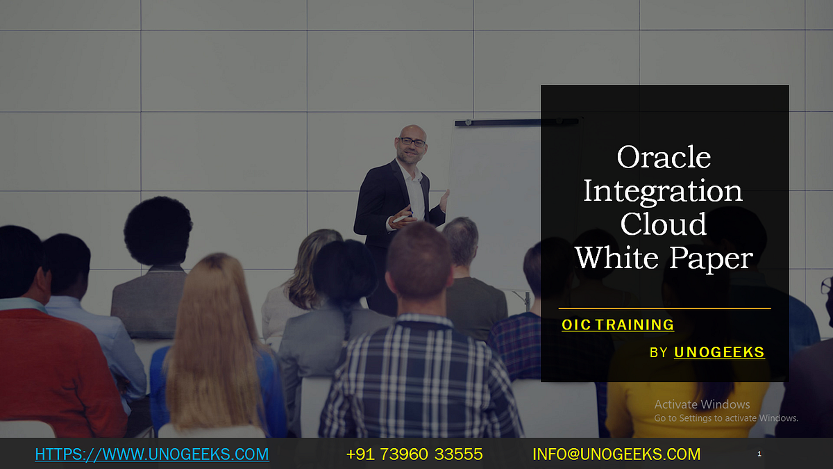 Oracle Integration Cloud White Paper | by Techtutorsti | Medium