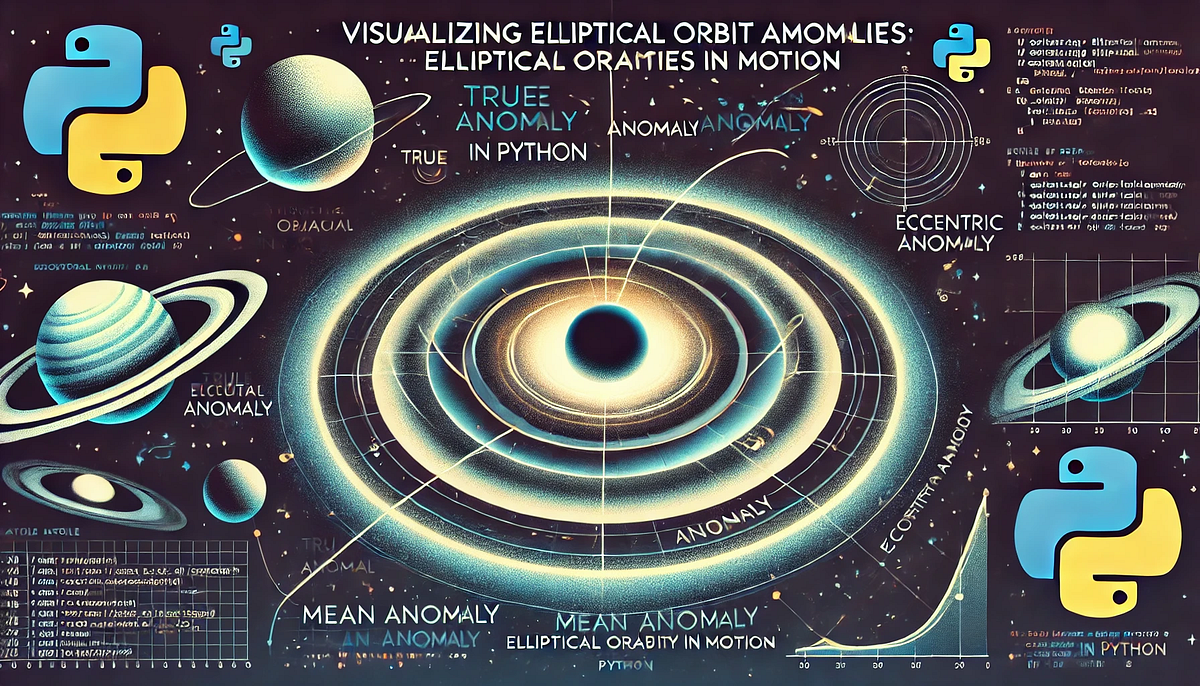 Visualizing Elliptical Orbit Anomalies in Python | by Andrew Joseph Davies | Level Up Coding