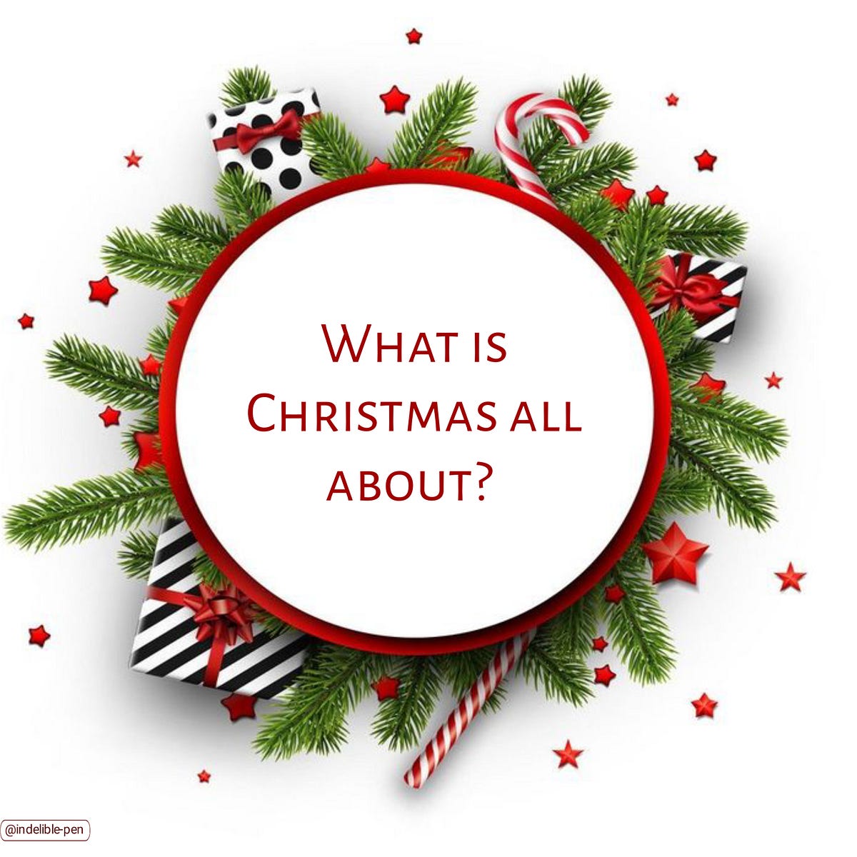 An image with the text, “What is Christmas all about"? | by Indelible ...