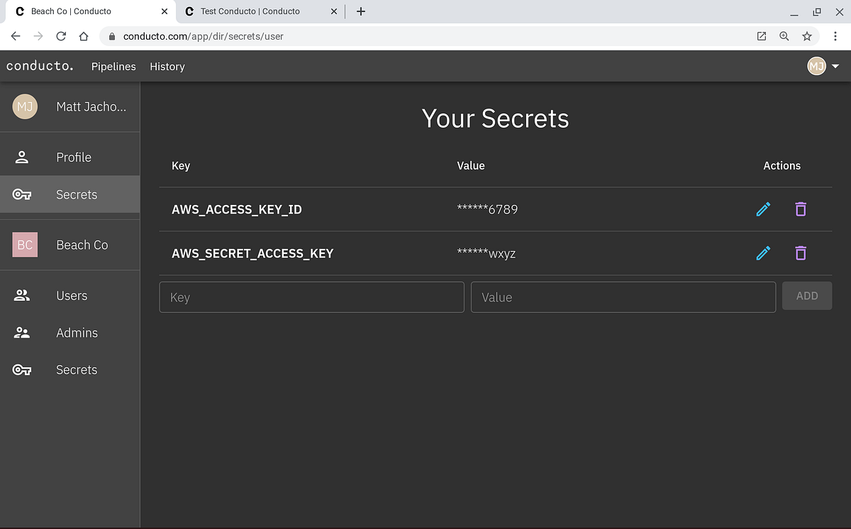 Environment Variables and Secrets | by Matt Jachowski | Conducto | Medium