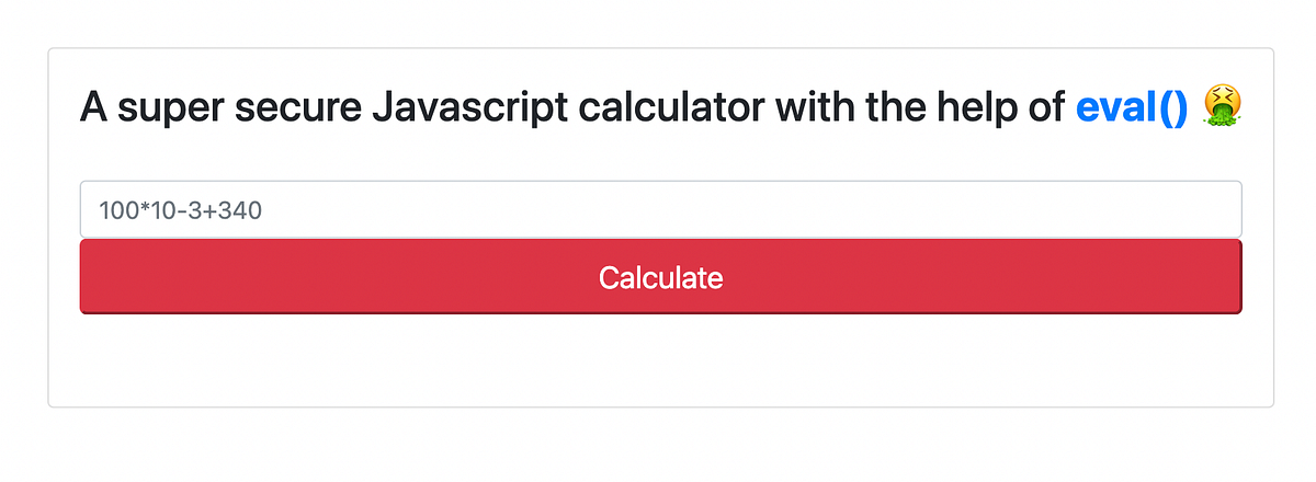 JSCalc Walkthrough. In this challenge, we provided with… | by Marcellus ...