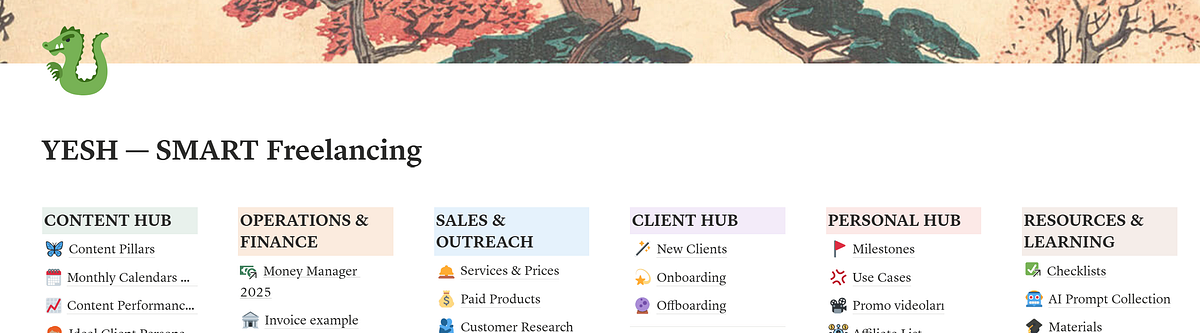 Less Drama. More Structure. That’s How Freelancing Works. | Notion Ladies