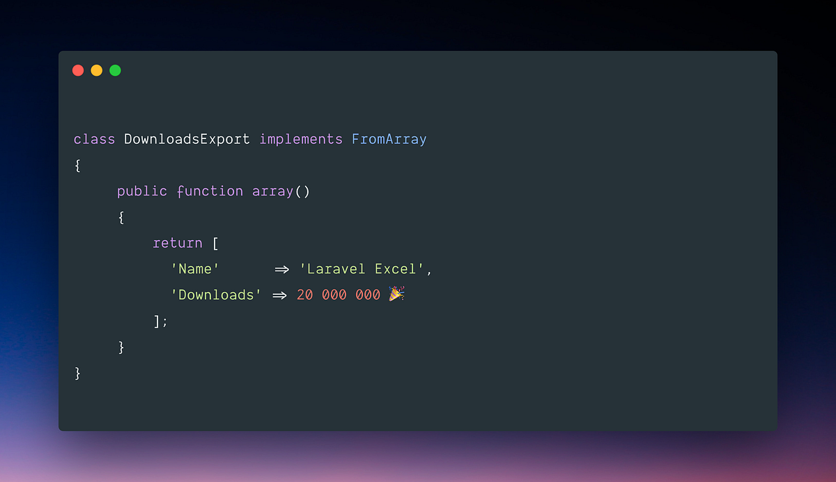 New milestone: 20 million downloads for Laravel Excel | by Patrick ...