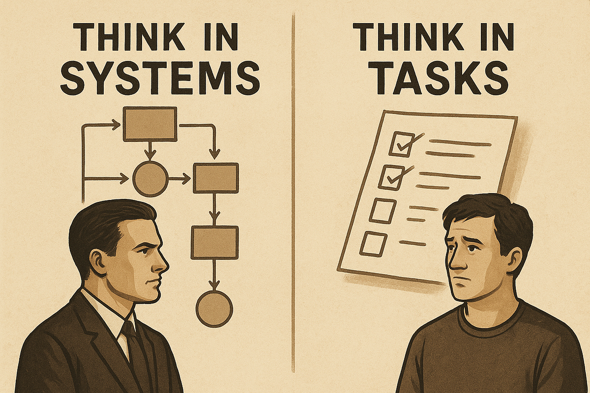 The Rich Think in Systems — The Poor Think in Tasks | by Cavell ...