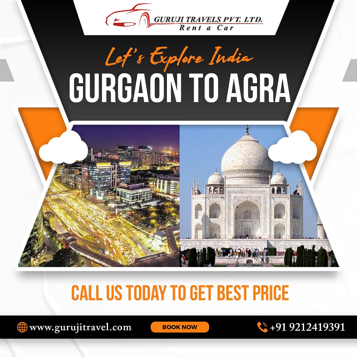 Gurgaon to Agra Crysta. Gurgaon to Agra Innova Crysta | by ...