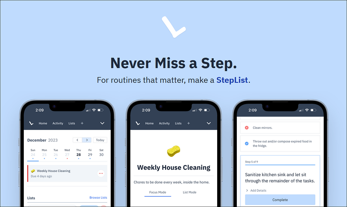 Introducing StepList. A free tool built for routines | by Drew Breunig | Medium