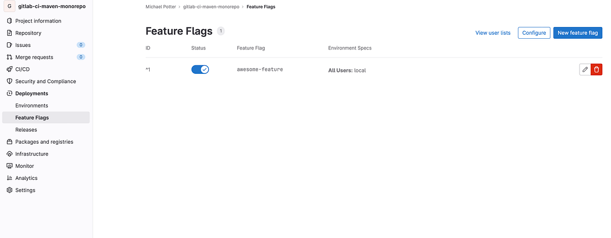 Feature flags in GitLab. Feature flag is a concept that allows… | by Mikhail Potter | Medium