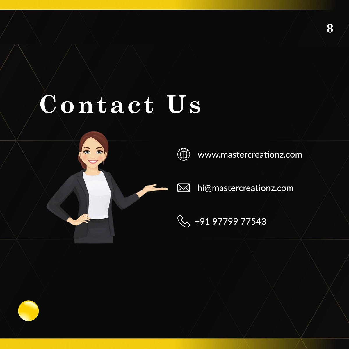 Hire a website designer - master creationz - Medium
