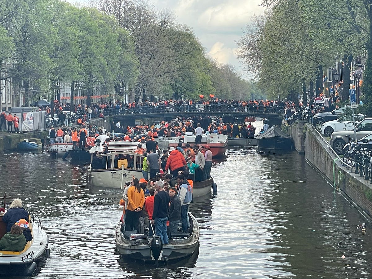 King’s Day, Amsterdam. Wearing orange and acting crazy | by Livvy ...