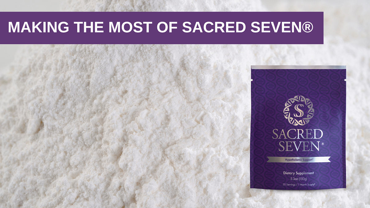 Making the Most of Sacred Seven®. Sacred Seven® amino acids are a ...