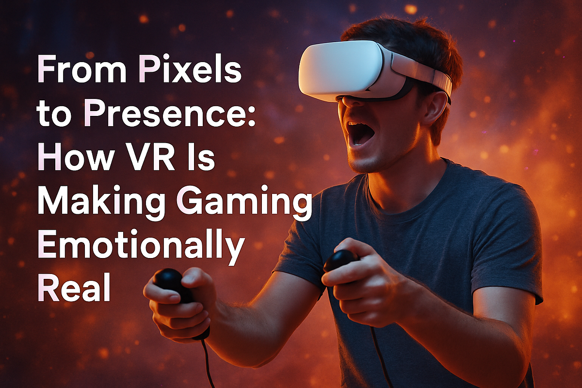 From Pixels to Presence: How VR Is Making Gaming Emotionally Real | by ...