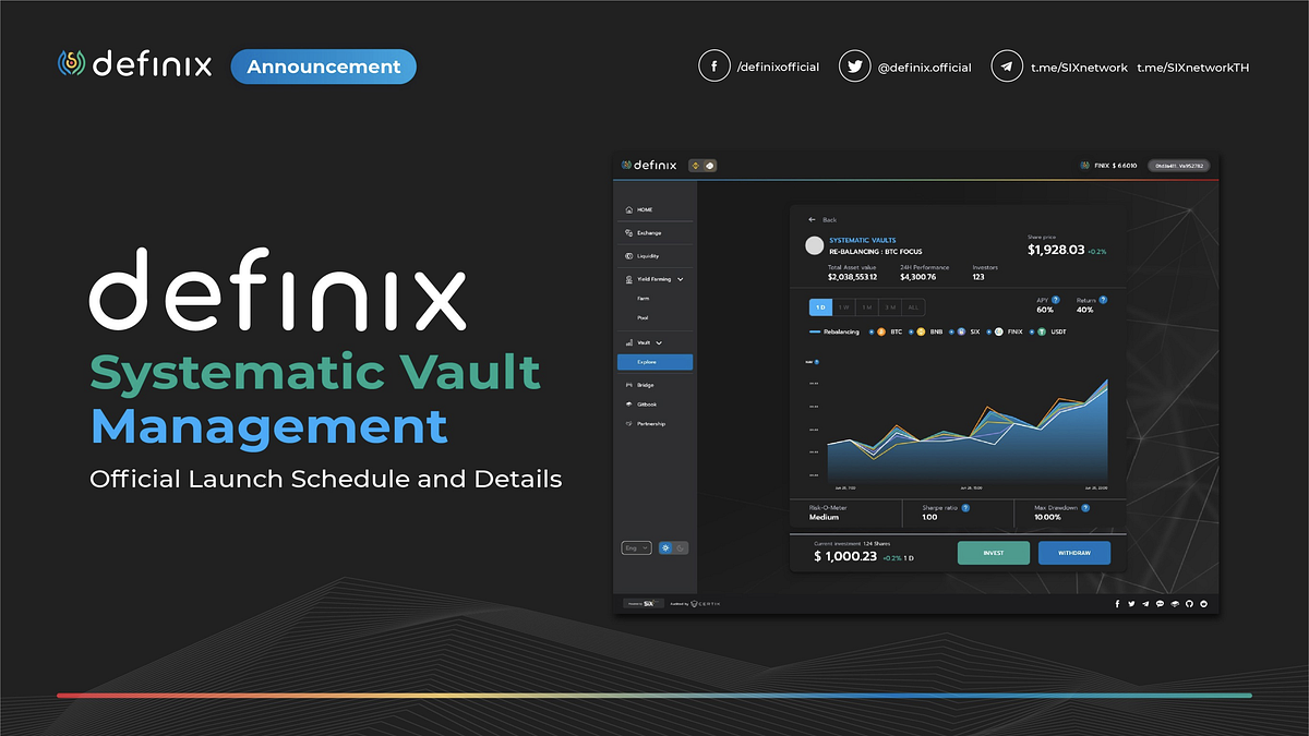 Definix Systematic Vault — Official Launch Schedule and Details | by ...