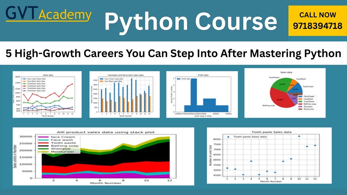 5 High-Growth Careers You Can Step Into After Mastering Python | by GVT ...