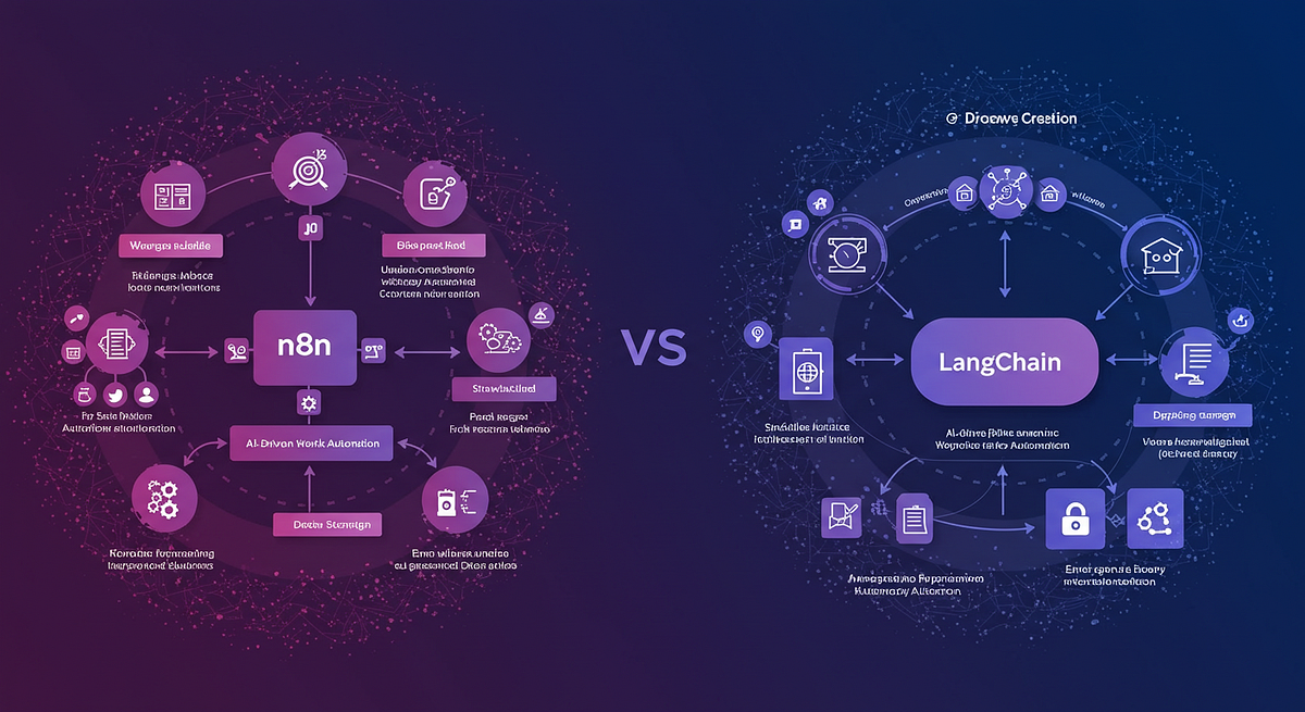 n8n vs. LangChain: A Comparative Guide for AI-Driven Workflow Automation | by Shiv | Medium