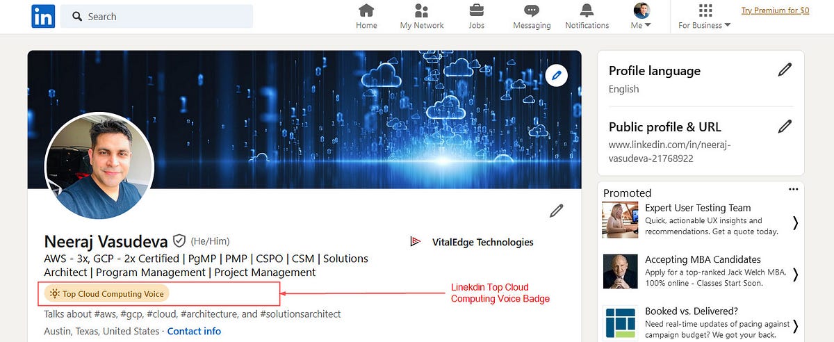 How to earn a LinkedIn Top Voice Badge: Insider Tips | by Neeraj Vasudeva | Feb, 2024 | Medium
