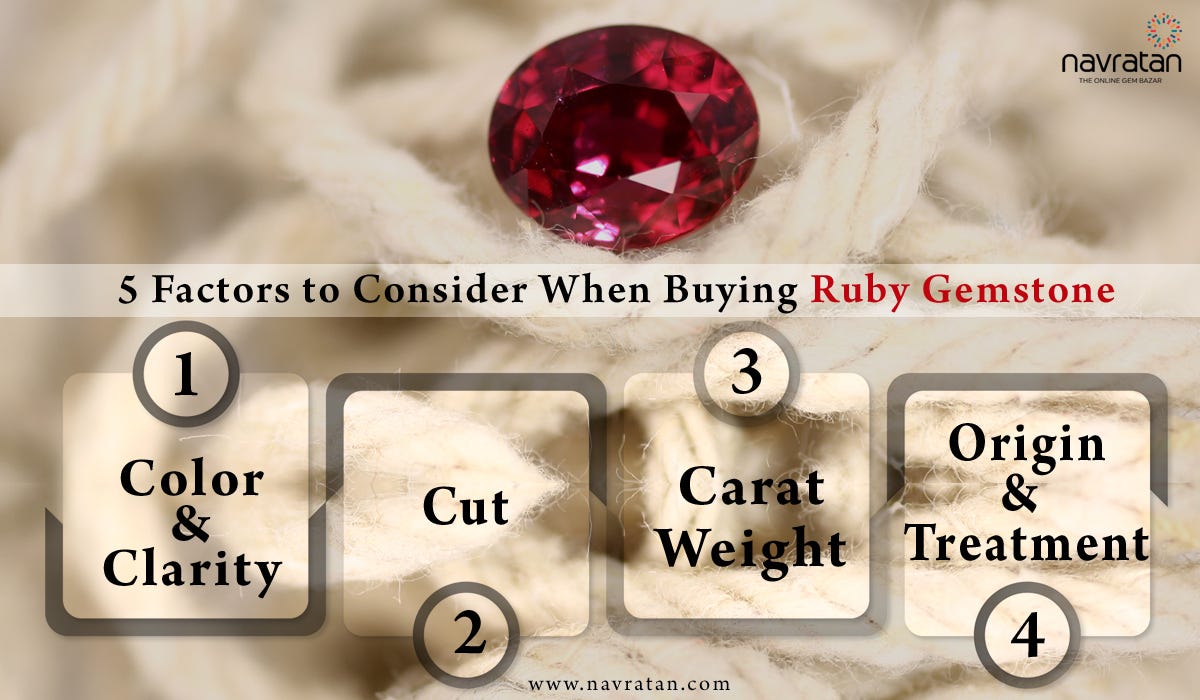 5 Factors to consider When Buying Ruby Gemstone - Yogesh - Medium