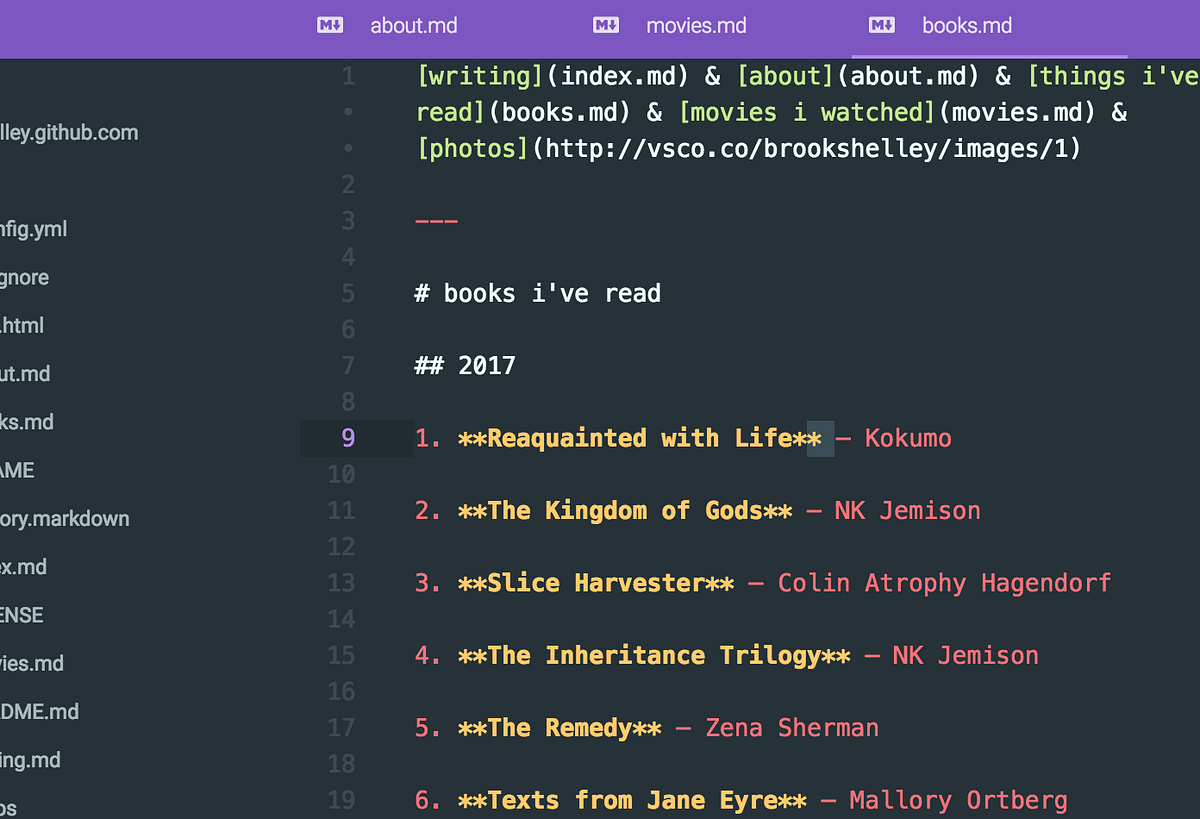 Why I Built a Markdown Book Blog. | by Brook Shelley | Medium