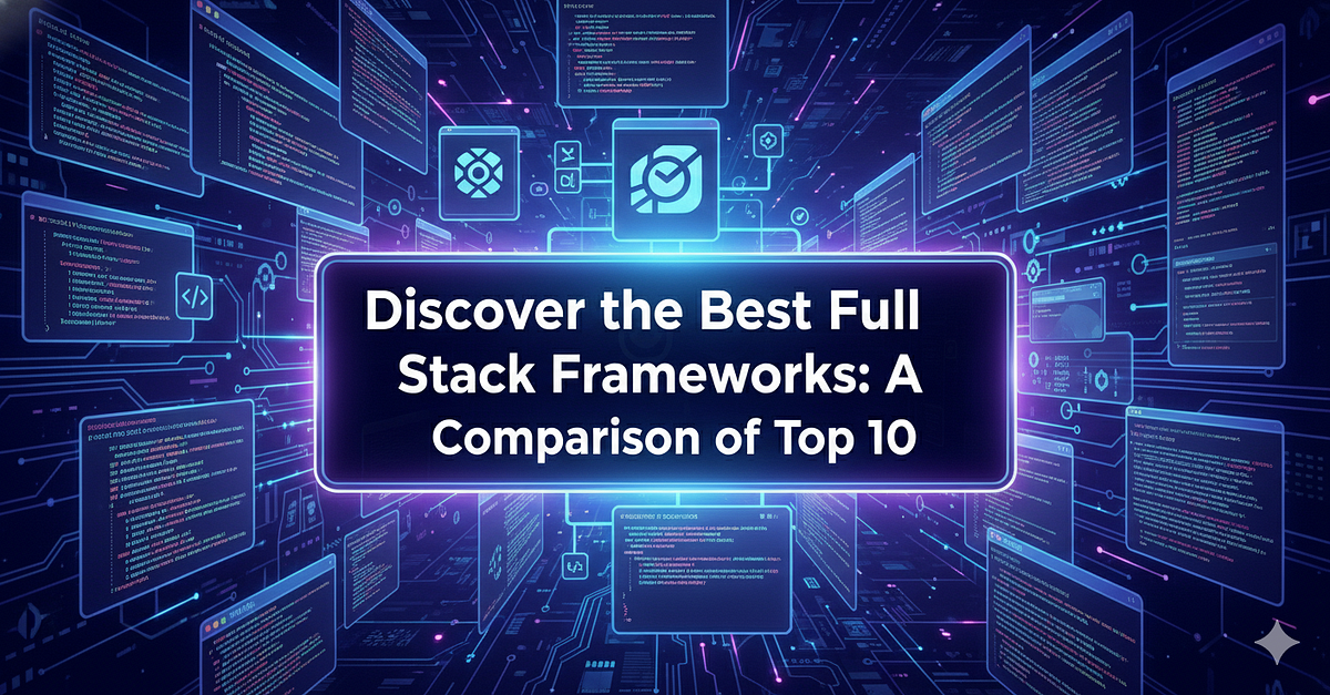 Discover the Best Full Stack Frameworks: A Comparison of Top 10 | by Md Shoriful Islam Ashiq ...