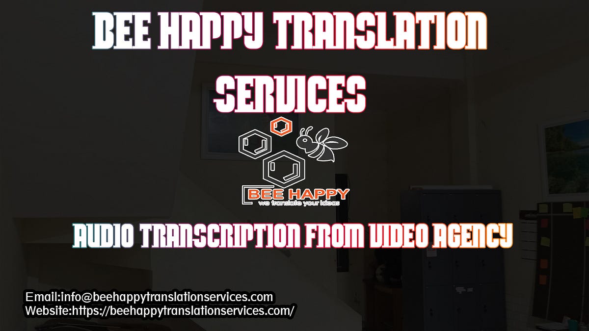 Audio Transcription From Video. Audio Transcription From Video in Bee ...