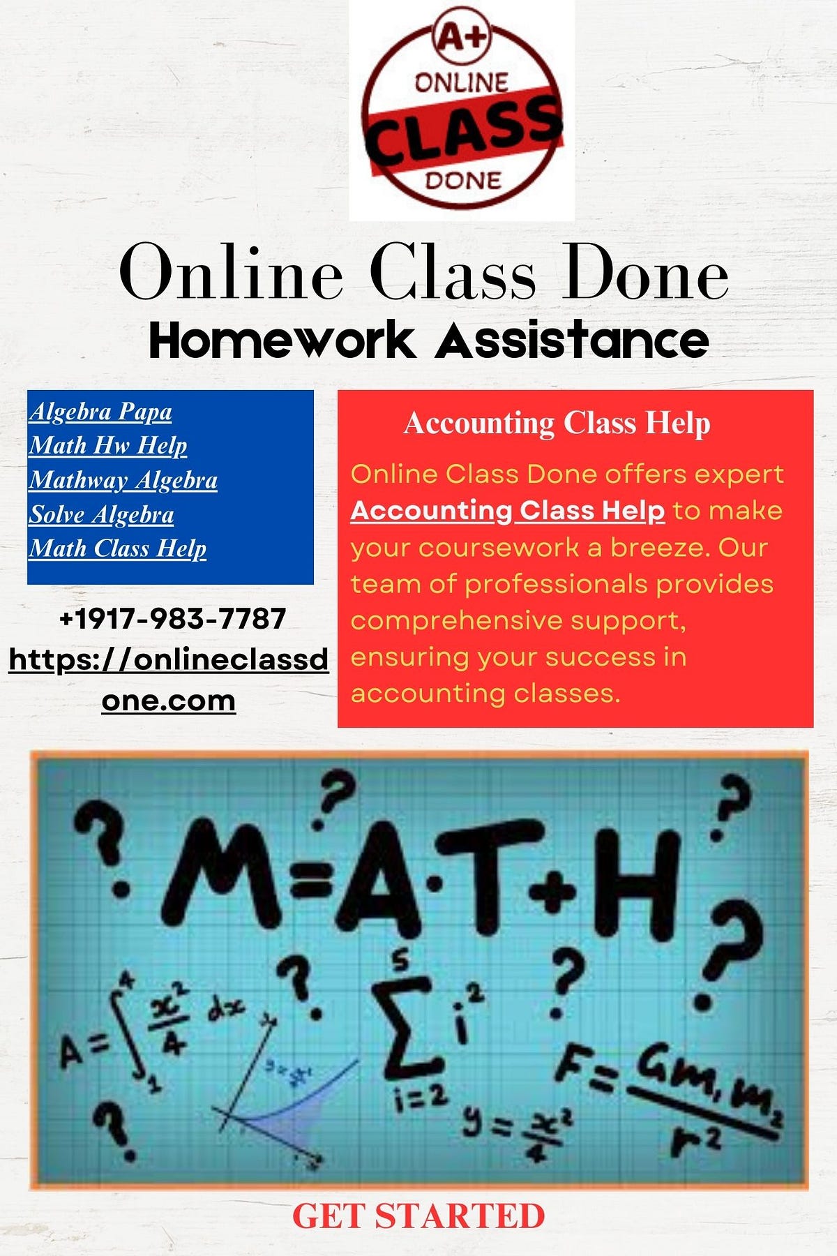 Online Math Class Help - Homeworkassistance - Medium