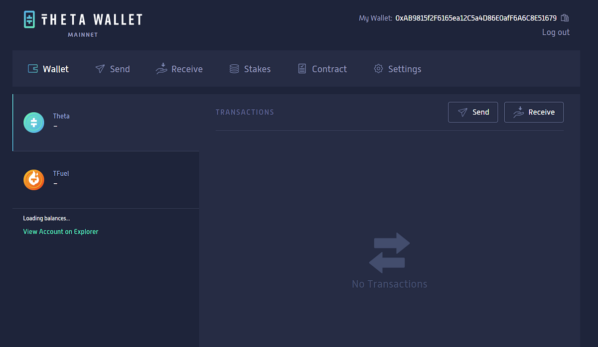 Theta Web Wallet available now. The Theta web wallet has been released ...