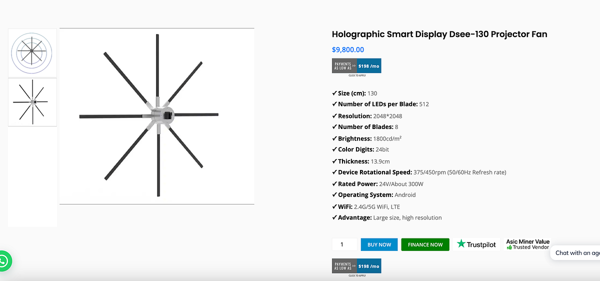 Step into the Future: Exploring ViperaTech’s In-Stock Holographic Smart ...