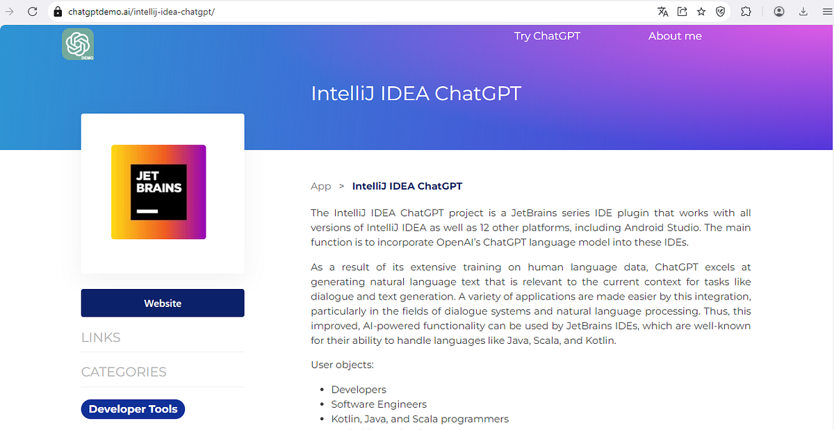 Guide to using IntelliJ IDEA ChatGPT free | https://chatgptdemo.ai/intellij-idea-chatgpt/ | by ...