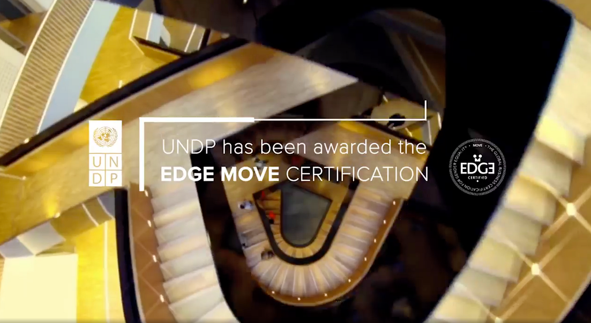 UNDP awarded EDGE MOVE Certificate for gender equality in the workplace ...