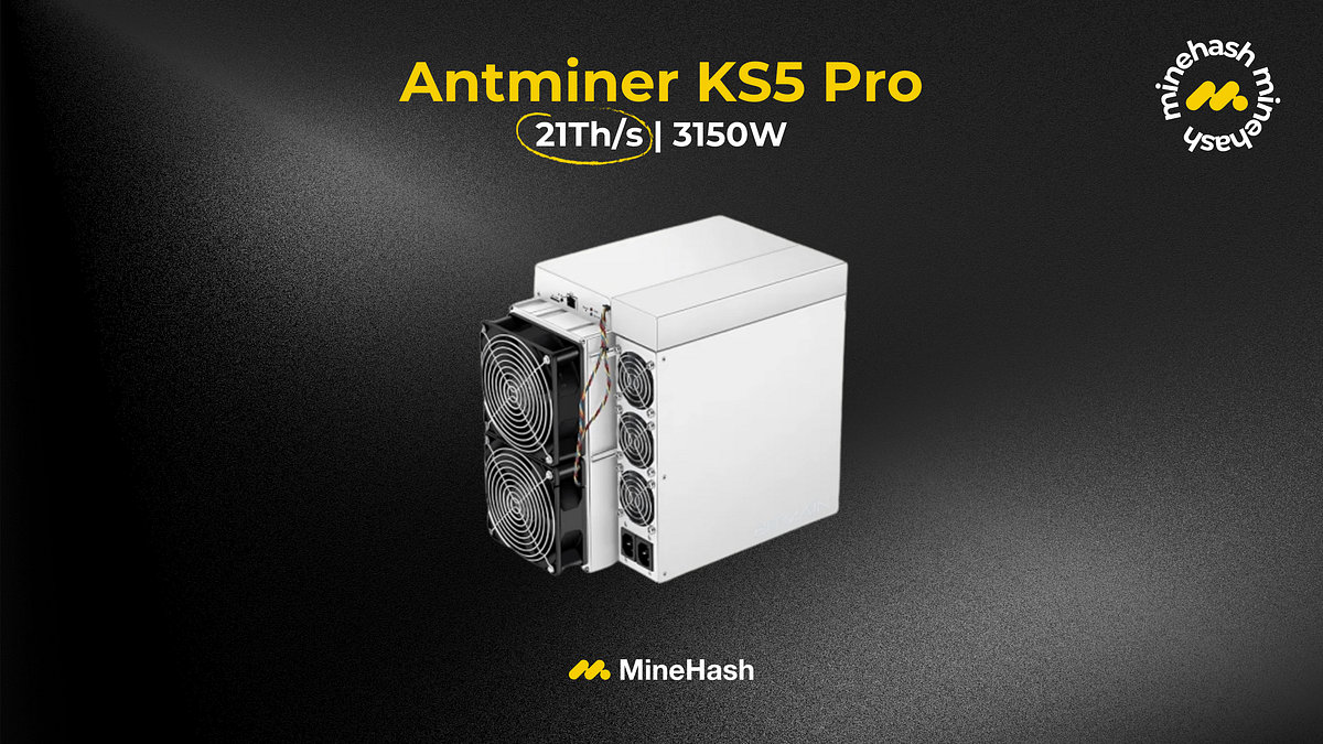 Bitmain releases next-generation KASPA miner: the KS5 Pro | by MineHash | Mar, 2024 | Medium